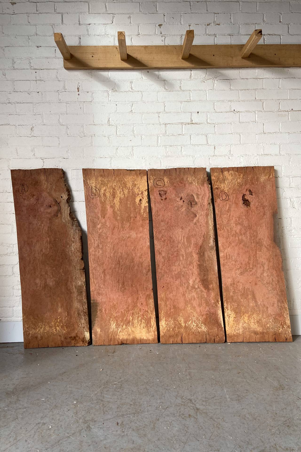 London Plane - Heavy Burr and Pip Boards | Fallen & Felled