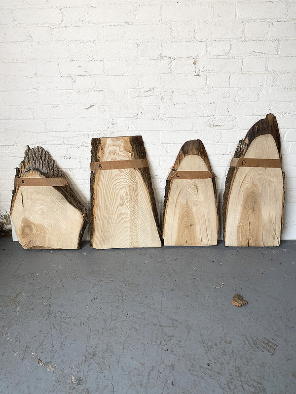 Ash - Live Edge Boards | Chatoyancy Shimmer and Wood Grain
