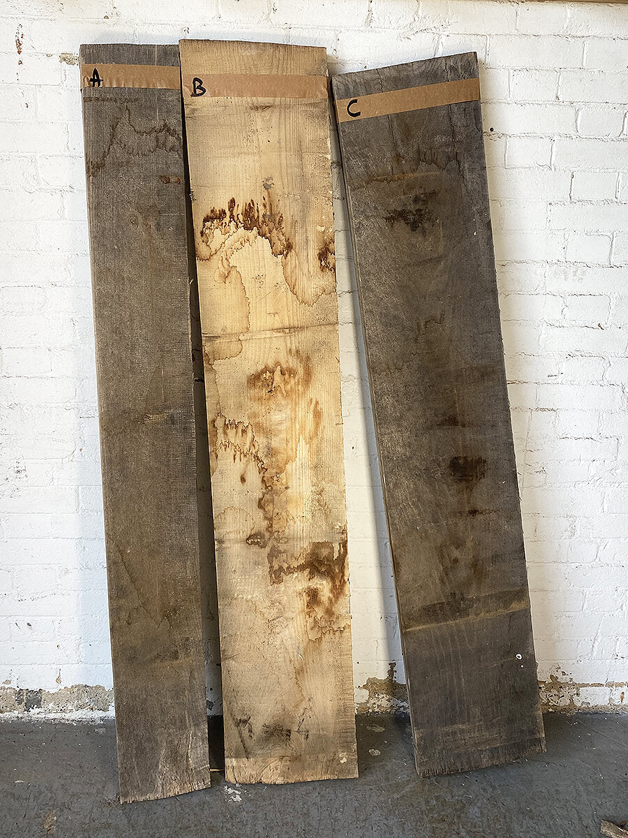 Ash Wood Boards from Brighton | Spalted Rustic Grain Patterns