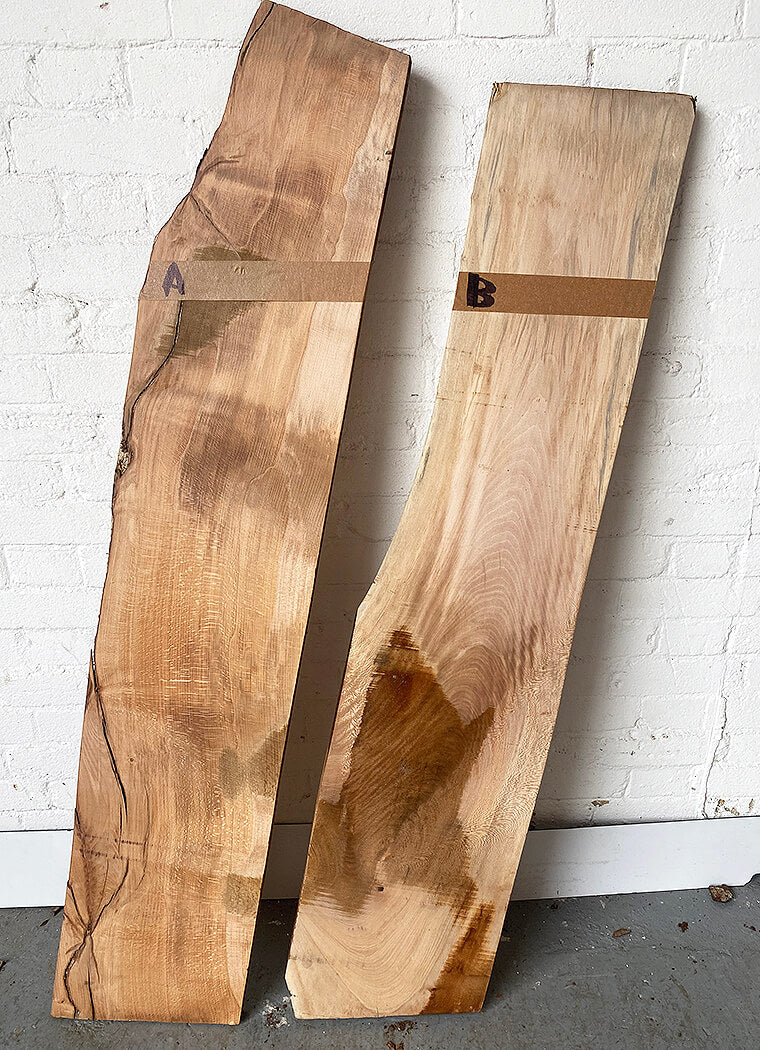 Beech - Flamed Boards from London | Visibile Medullary Rays