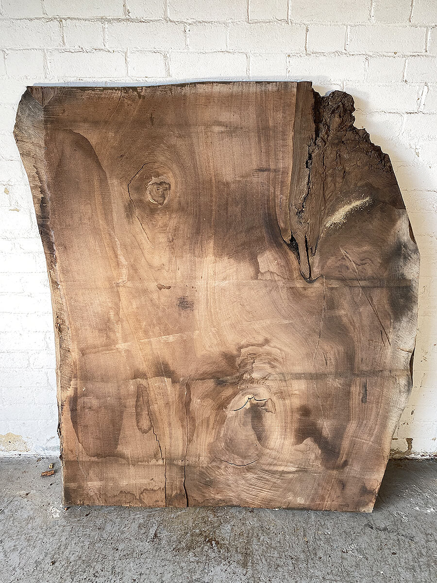 Black Walnut - Giant Waney Edge Slab from Croydon | Live Edge Wood