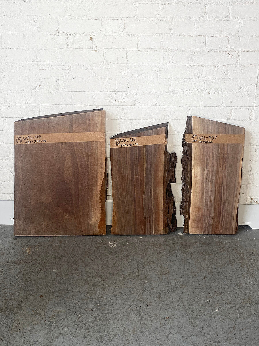 Black Walnut - Live Edge Boards from Croydon | Waney Edge Timber