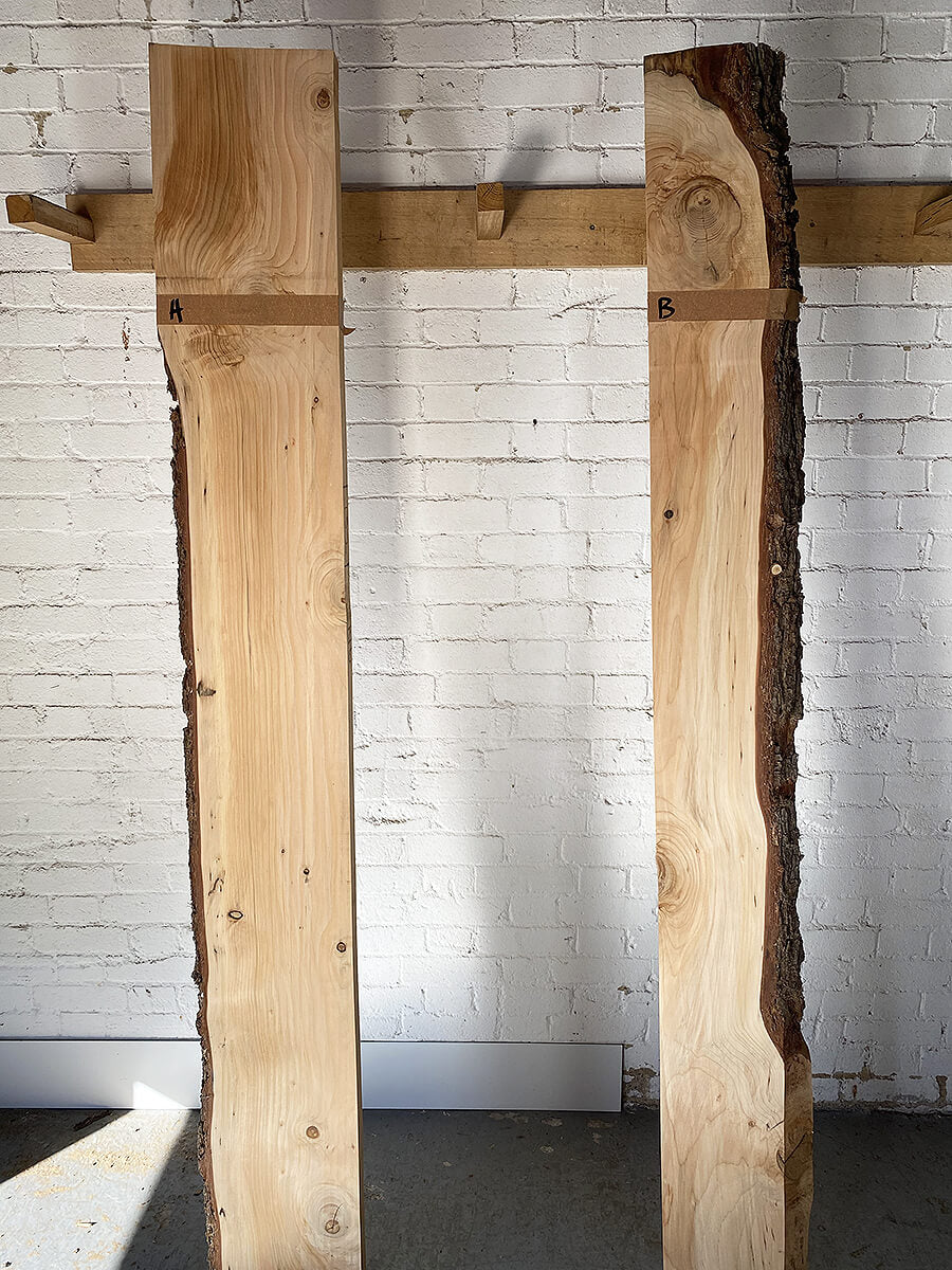 Cedar - Waney Edge Boards from London N6 | Live Edge Wood
