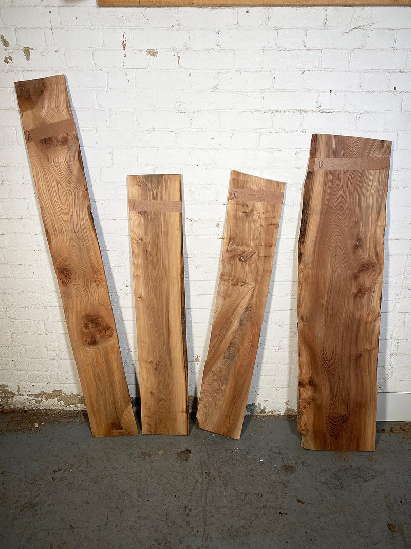 Elm - Burry Live Edge Boards | Rustic Pip Burr Wood
