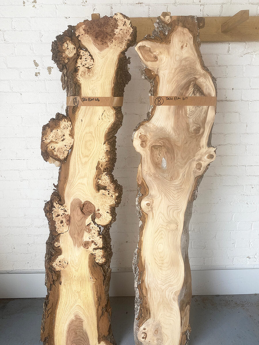 Elm - Live Edge Character Boards from Brighton | Waney Edge