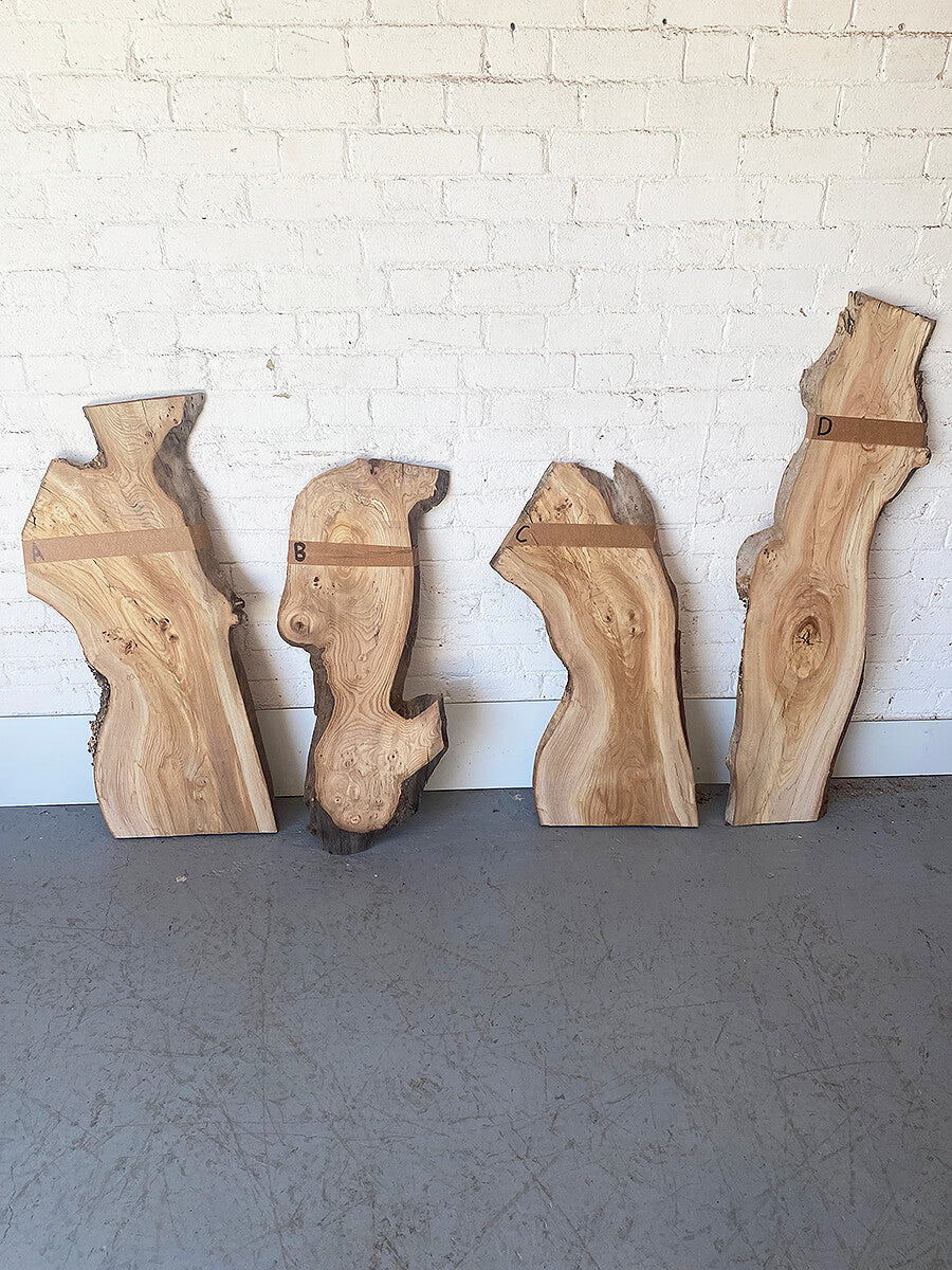 Elm - Live Edge Character Boards from Brighton | Kiln-Dried Spalting