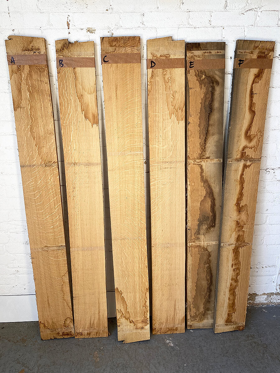 Oak - Multiple Wood Boards from Hounslow, London | Rough Sawn Timber