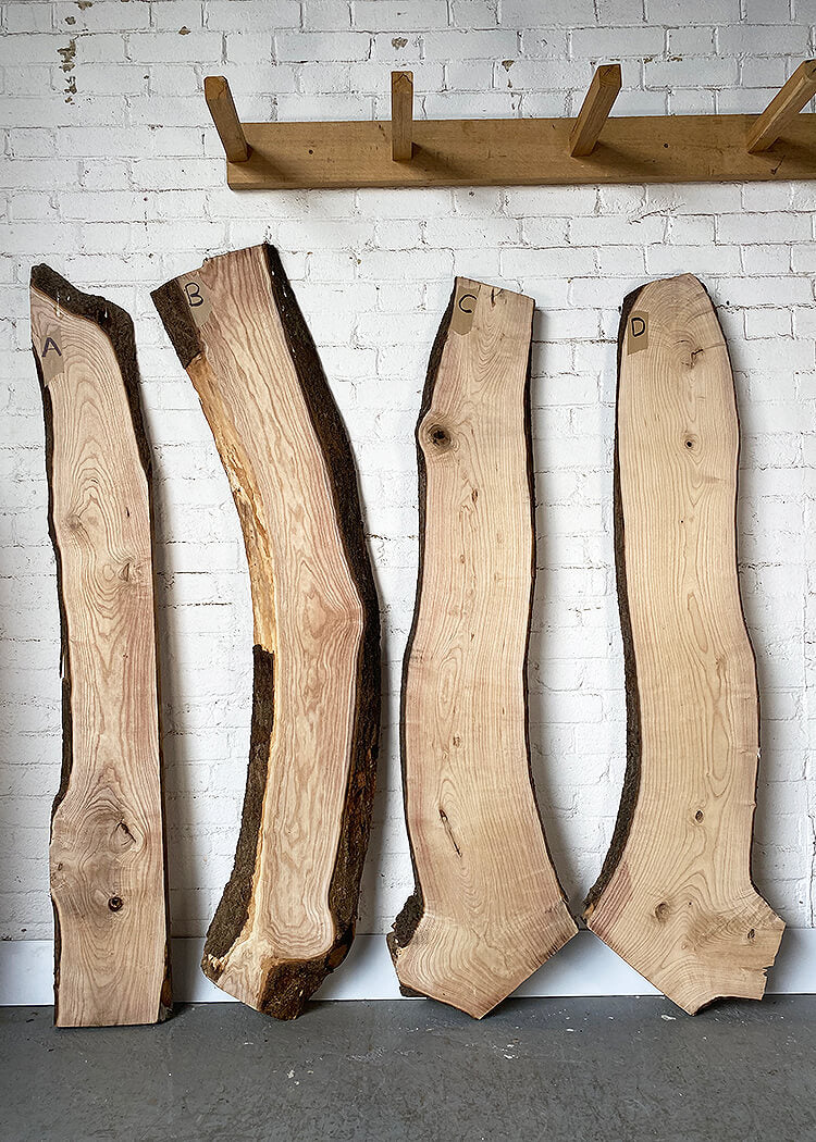 Paulownia Waney Edge Boards from Holborn | London Hardwood Timber
