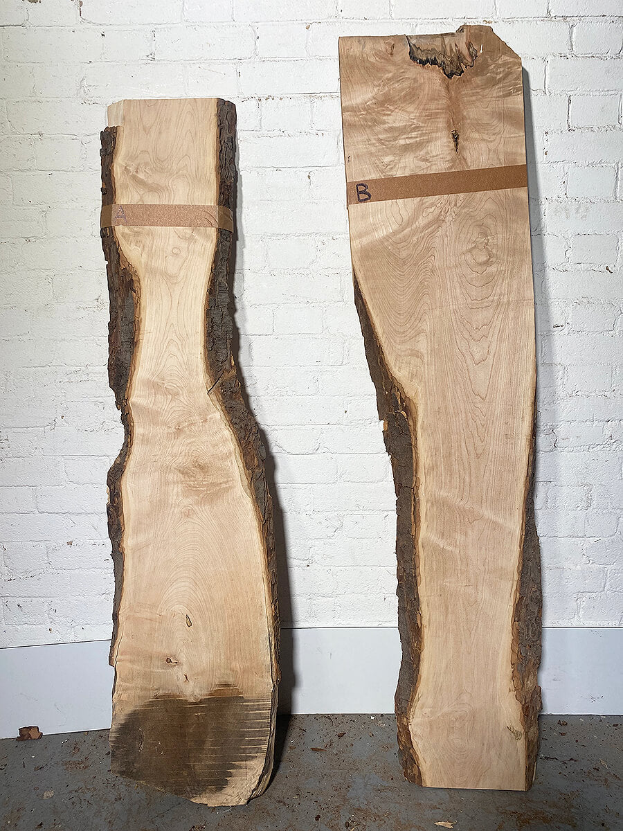 Sycamore - Waney Edge Boards from London | English Hardwood Timber