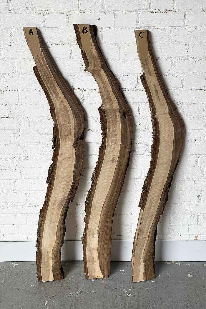 Walnut - Waney Edge Boards from Birmingham | English Wood Timber