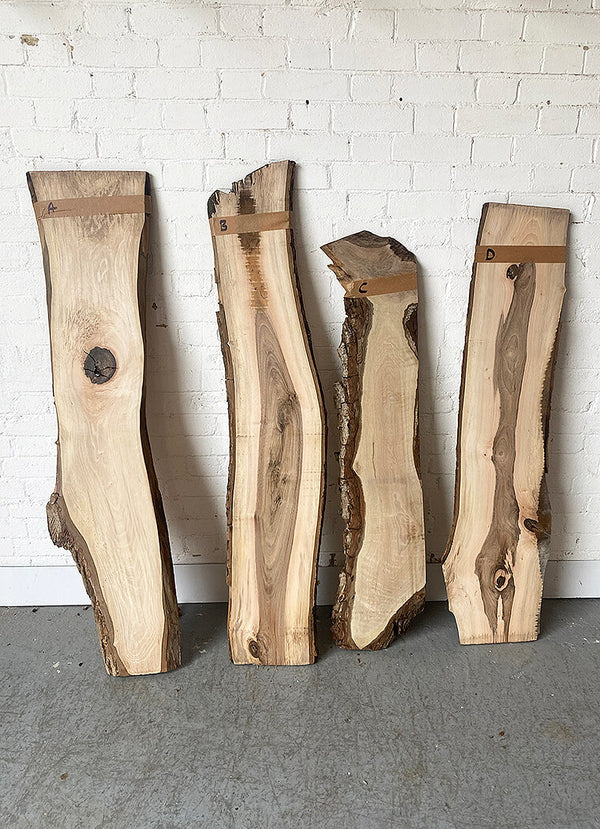 Walnut - Waney Edge Boards from Birmingham | Live Edge Timber