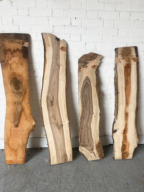 Walnut - Waney Edge Boards from Birmingham | Live Edge Timber
